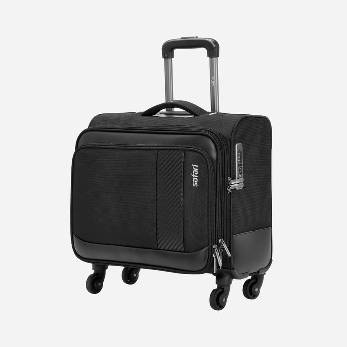 Buy Safari Ascent Overnighter Laptop Trolley Bag Black