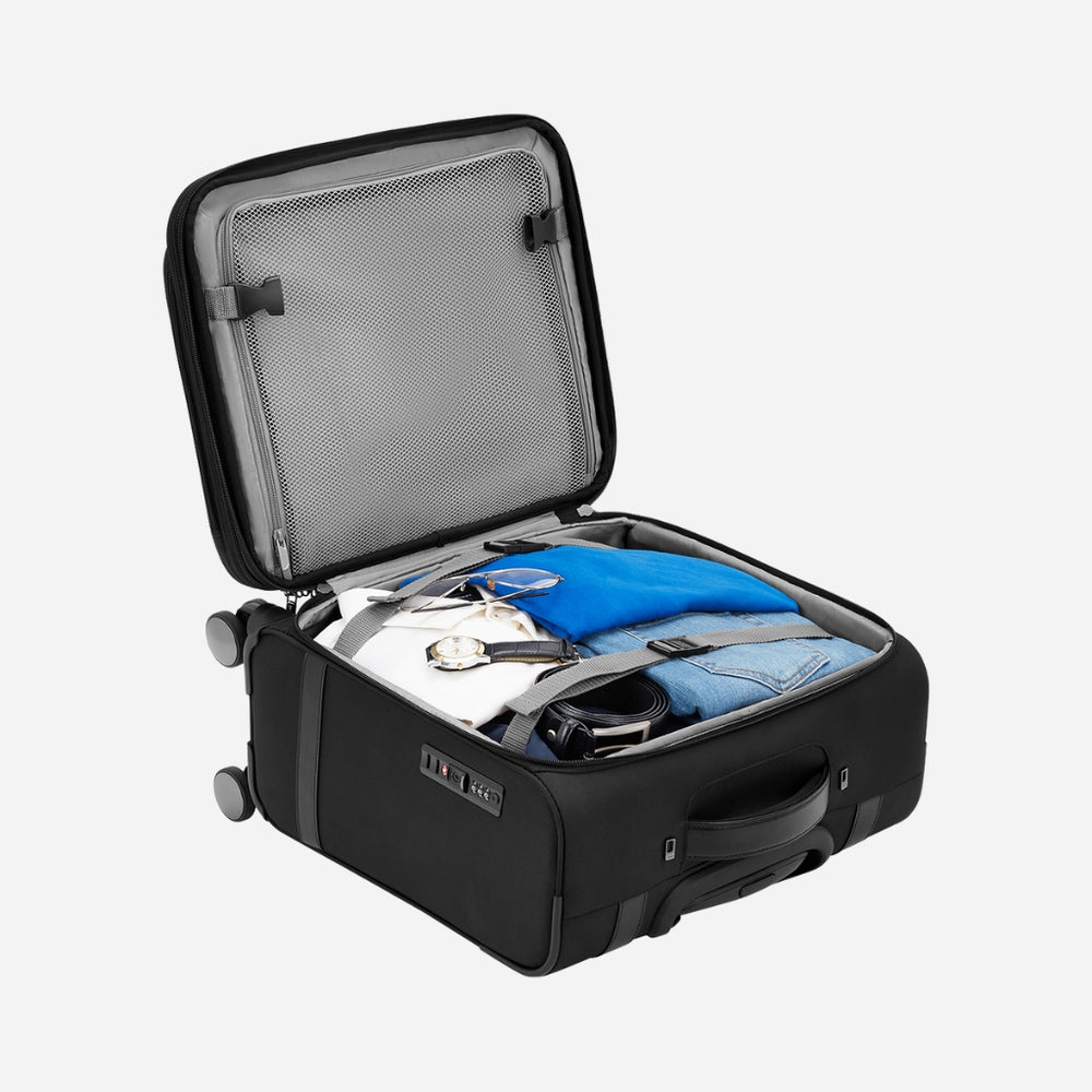 Buy Safari Select Falcon Overnighter Black Laptop Trolley Bag