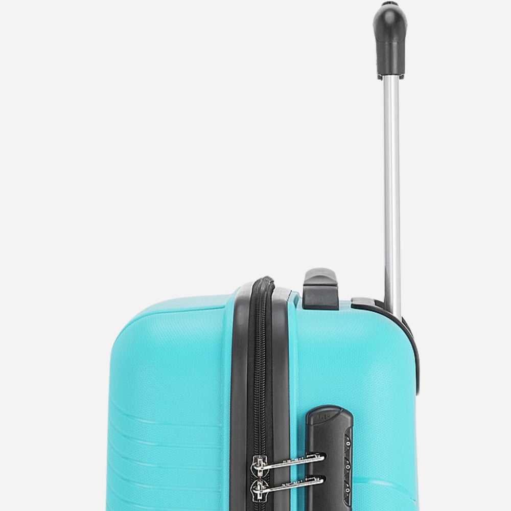 Buy Safari Zolo 55/66/75 cm Cyan Trolley Bag Online