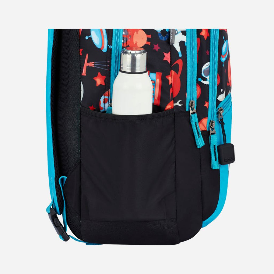 Buy Genius Comet 27L Black School Backpack Online