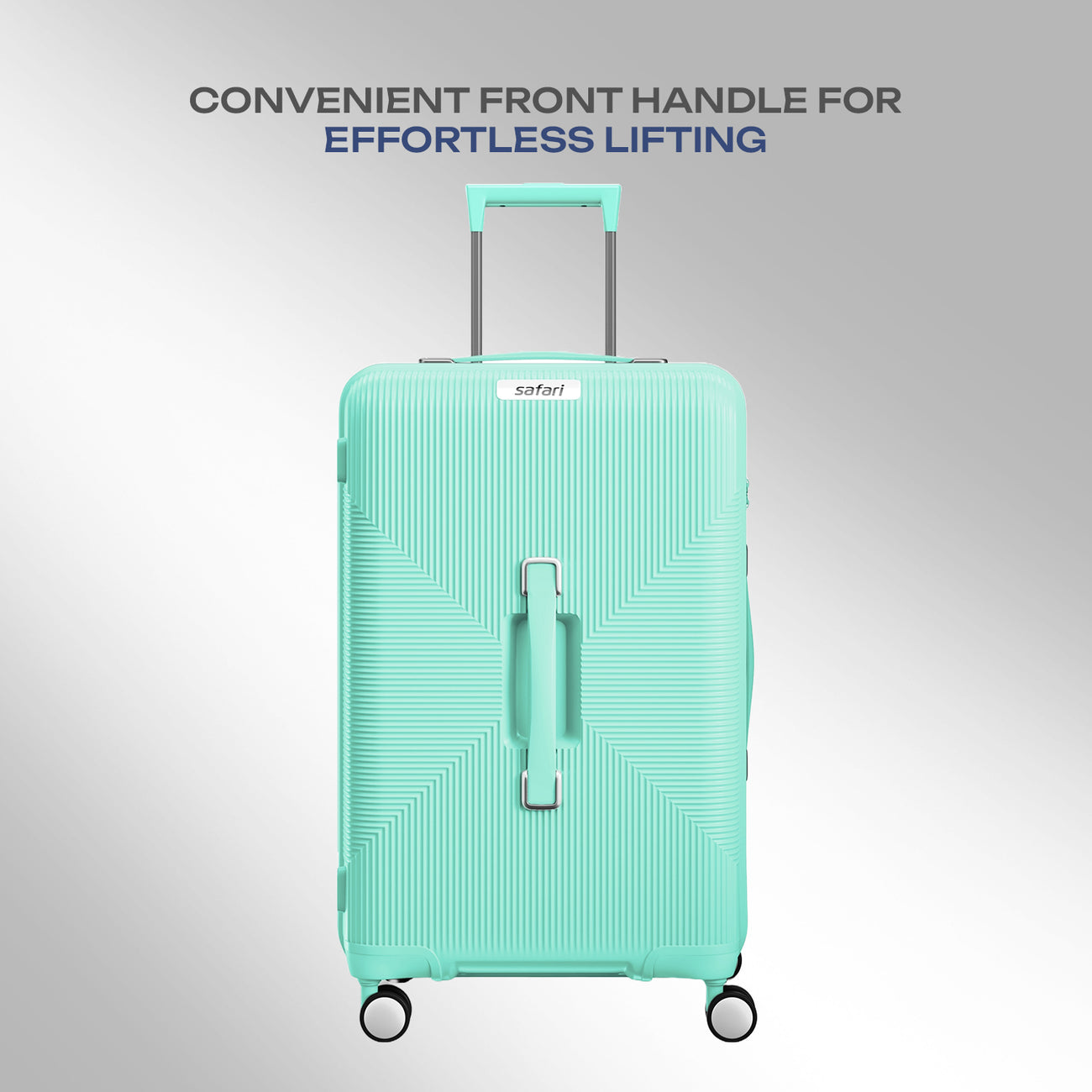 Safari Trunk Trolley Bag with Front Handle, TSA lock and Anti-Theft ...