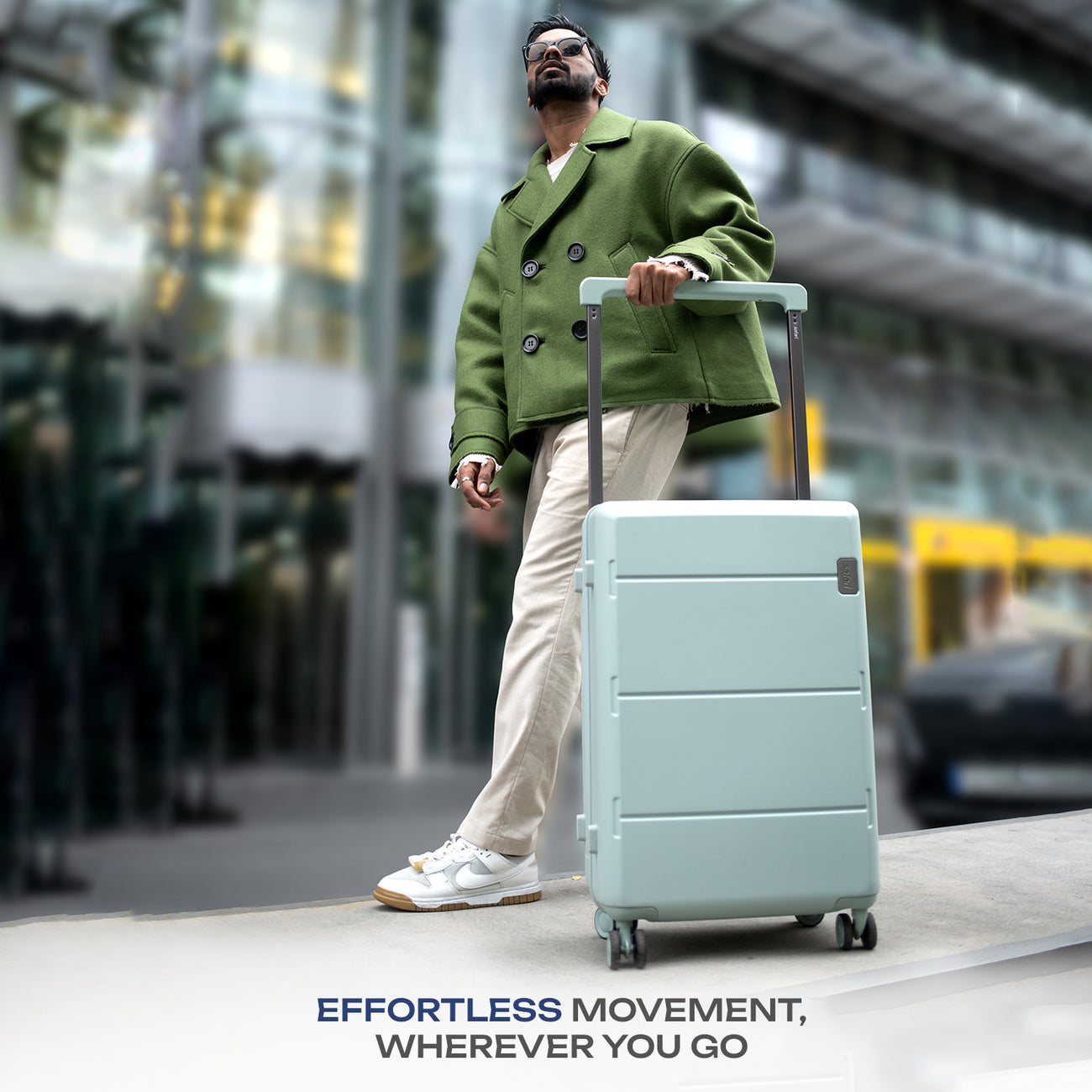 Safari Trunk Trolley Bag with Front Handle, TSA lock and Anti-Theft ...