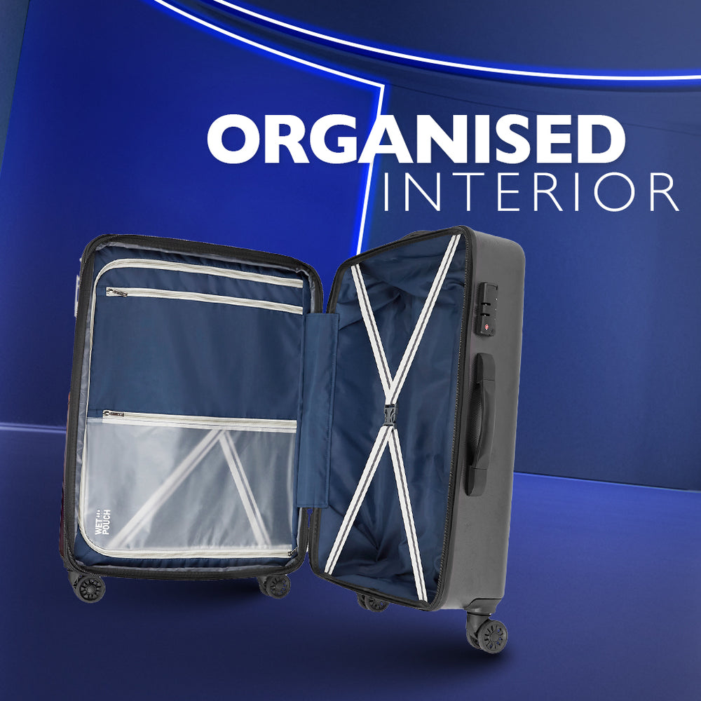 Buy Safari Cargo Max Expandable 55/71/81 cm Gun Metal Trolley Bag