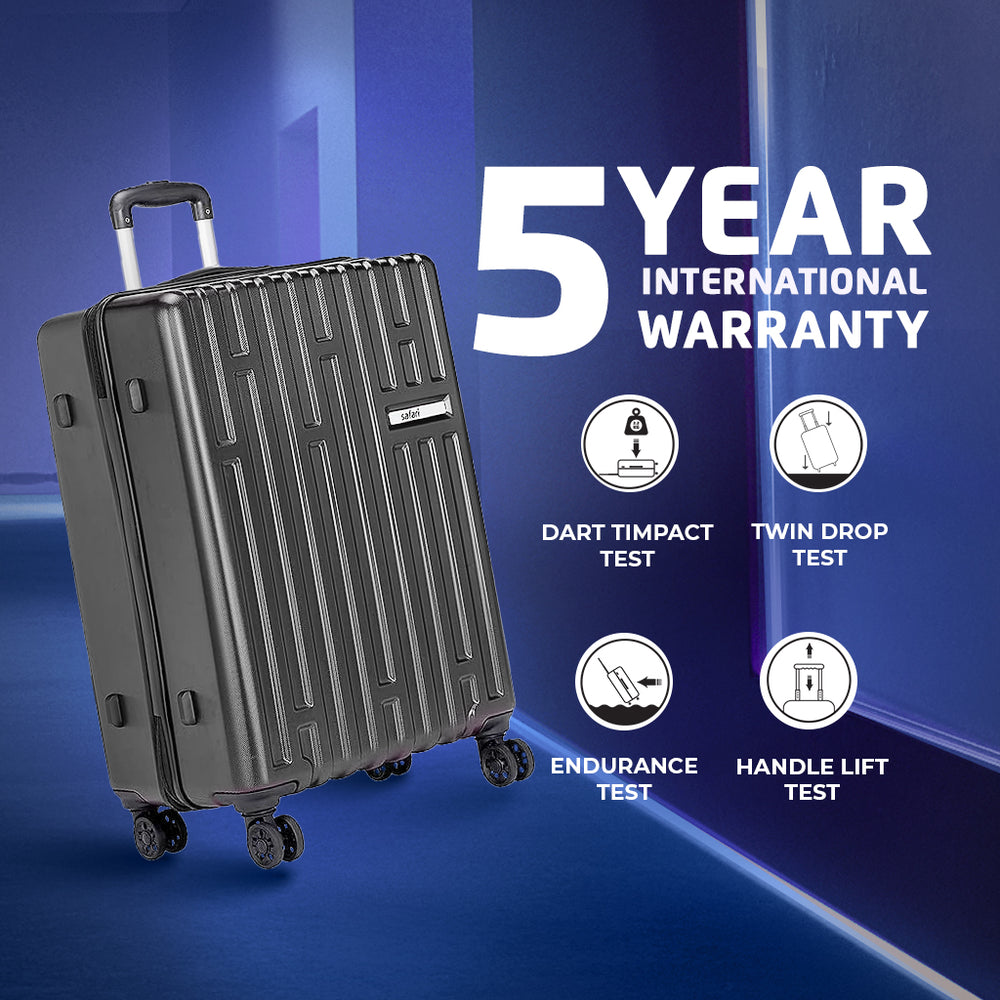 Buy Safari Cargo Max Expandable 55/71/81 cm Gun Metal Trolley Bag