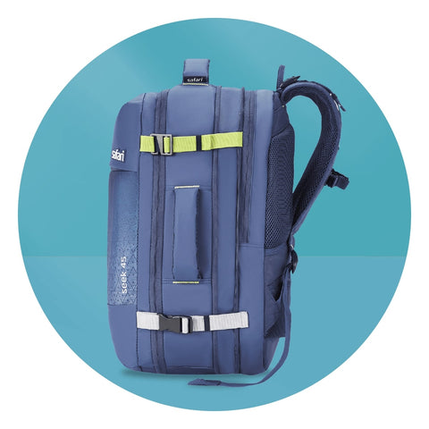 Orbit Hard Luggage with Premium Interior, Wet Pouch, Anti Theft Zipper