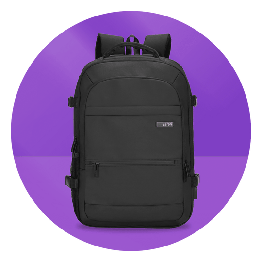 Whiz Laptop Backpack - Black