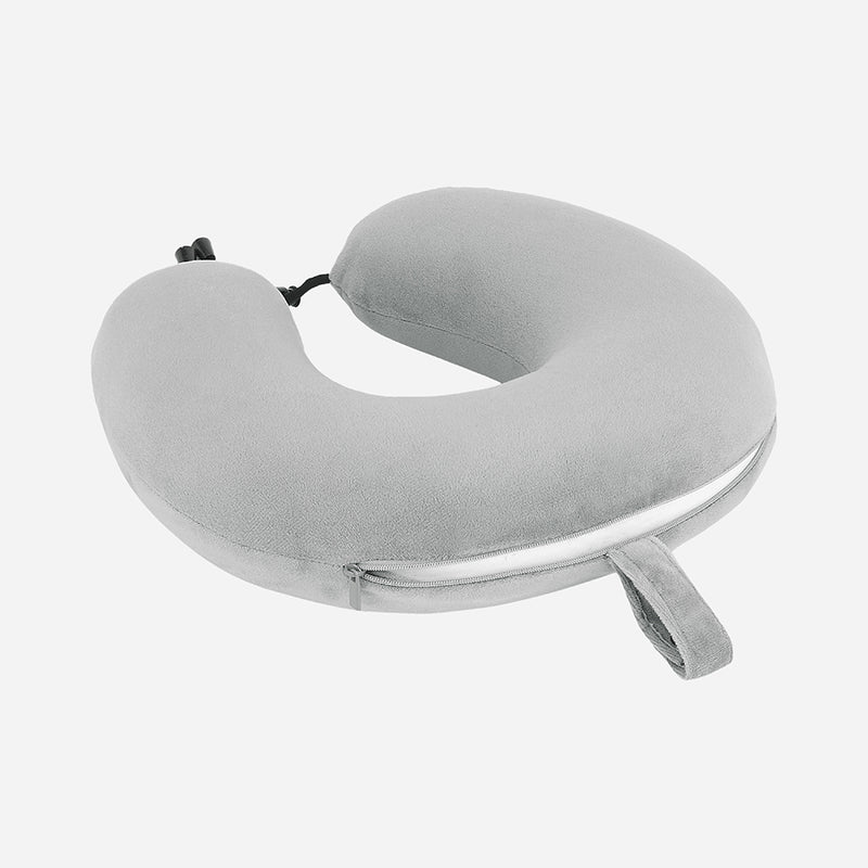 Buy Safari Basic Neck Pillow With Washable Cover Grey