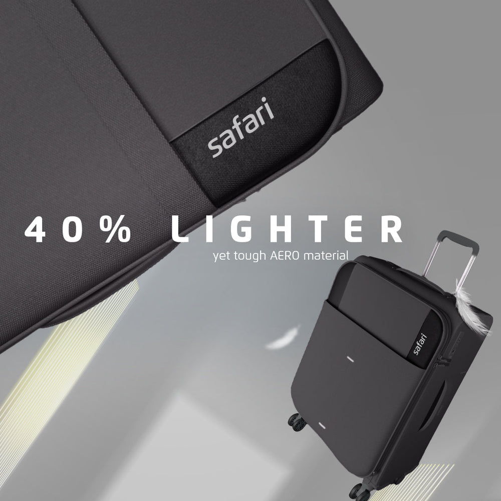 Buy Safari Airpro Set of 3 Black Lightweight Trolley Bags Online