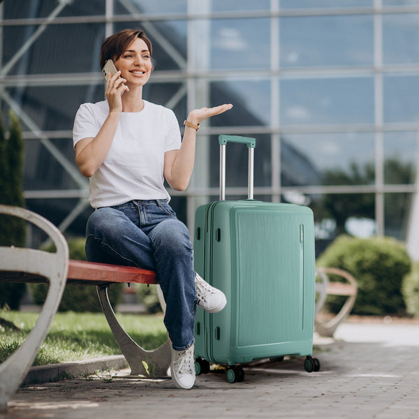 Buy Safari Cooper 55/66/76 cm Blue Trolley Bag Online