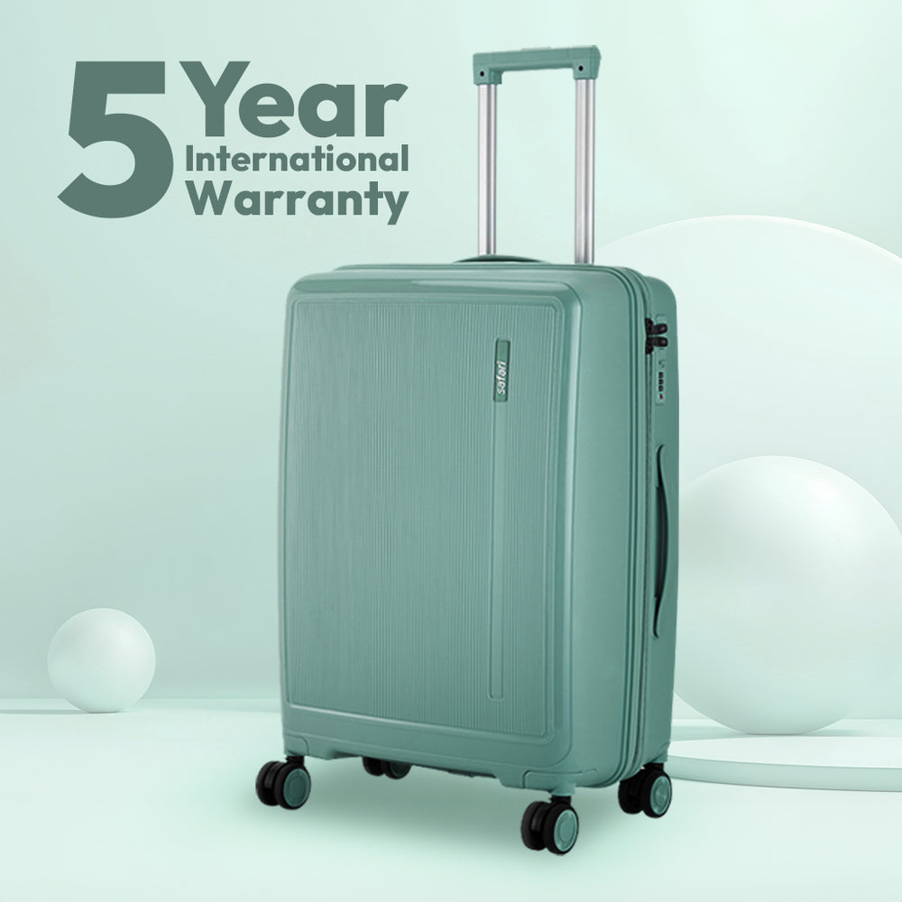 Buy Safari Cooper 55/66/76 cm Blue Trolley Bag Online