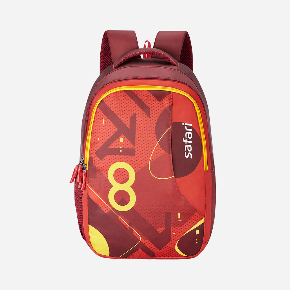Buy Safari Trio 13 37L School Backpack Red Online