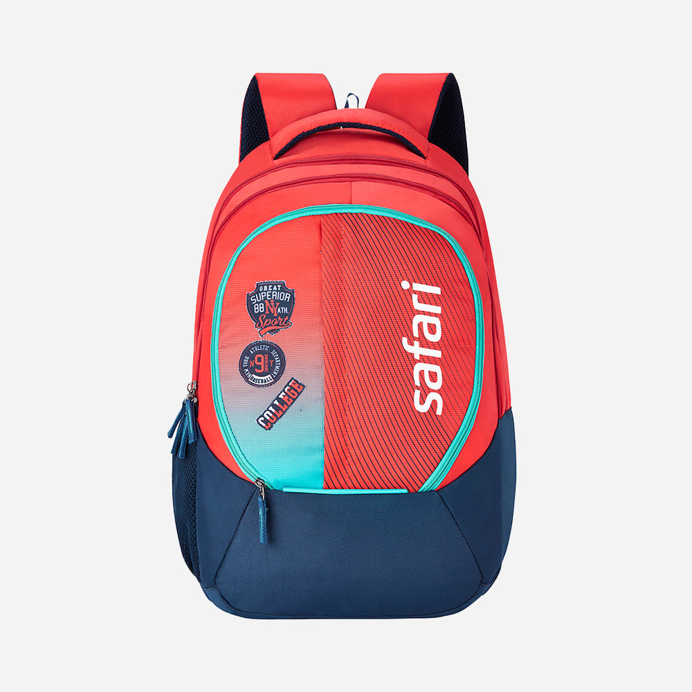 Buy Safari Trio 15 37L School Backpack Red Online