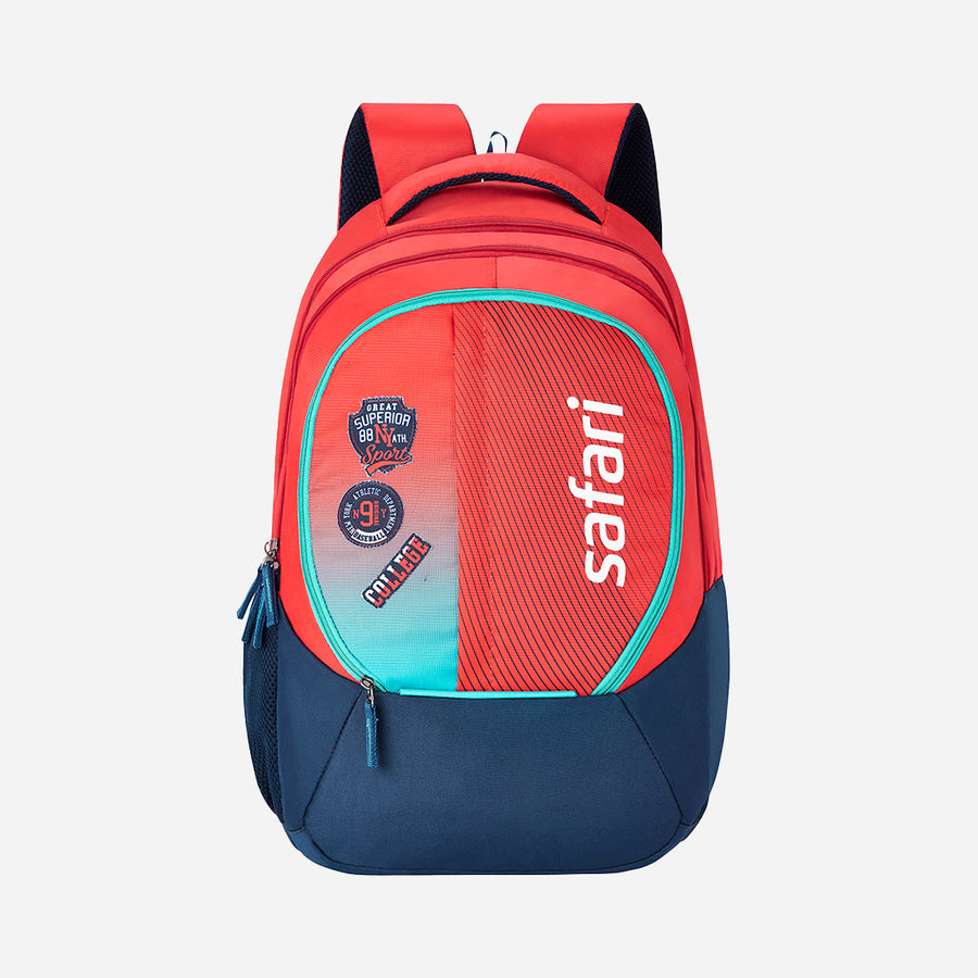 Buy Safari Trio 15 37L School Backpack Red Online