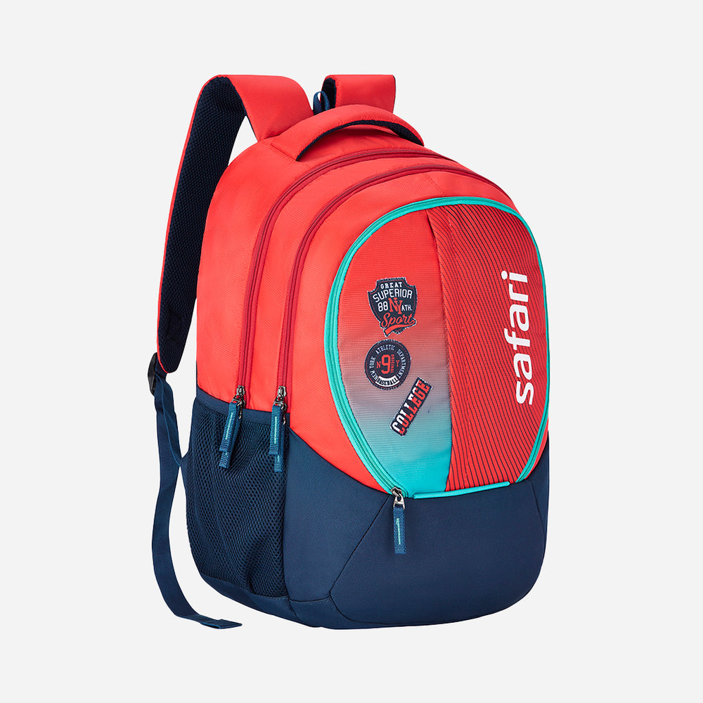 Buy Safari Trio 15 37L School Backpack Red Online