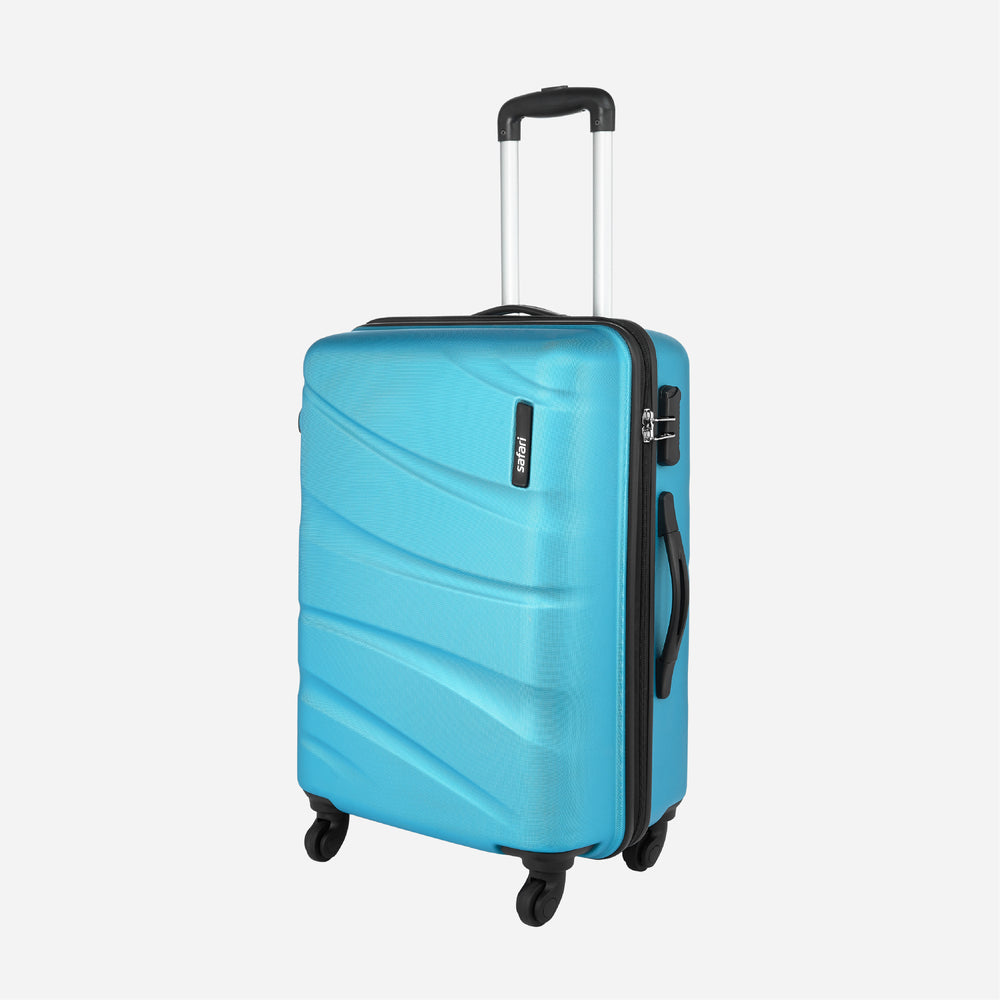 Buy Safari Flo Secure 55/66/77 cm Teal Trolley Bag Online