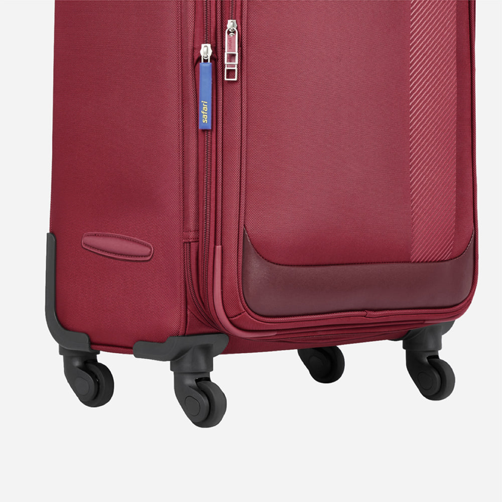 Buy Safari Slant 59/71/81 cm Red Trolley Bag Online
