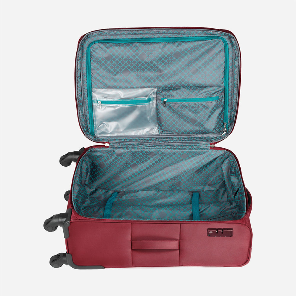 Buy Safari Slant 59/71/81 cm Red Trolley Bag Online